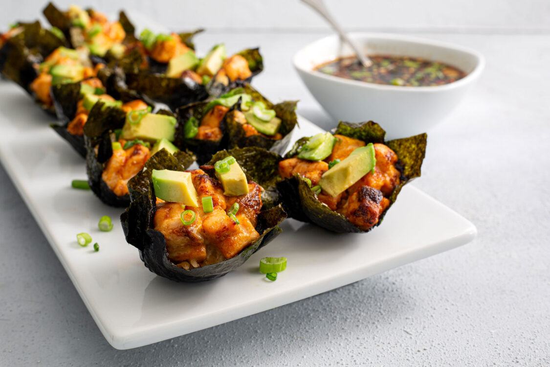 Grilled Wasabi Shrimp Sushi Wraps - San-J