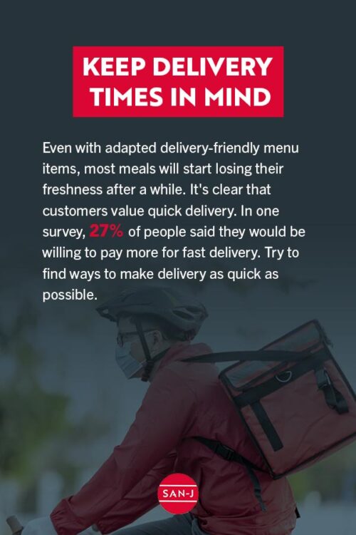 Adapting Your Menu for Delivery - San-J